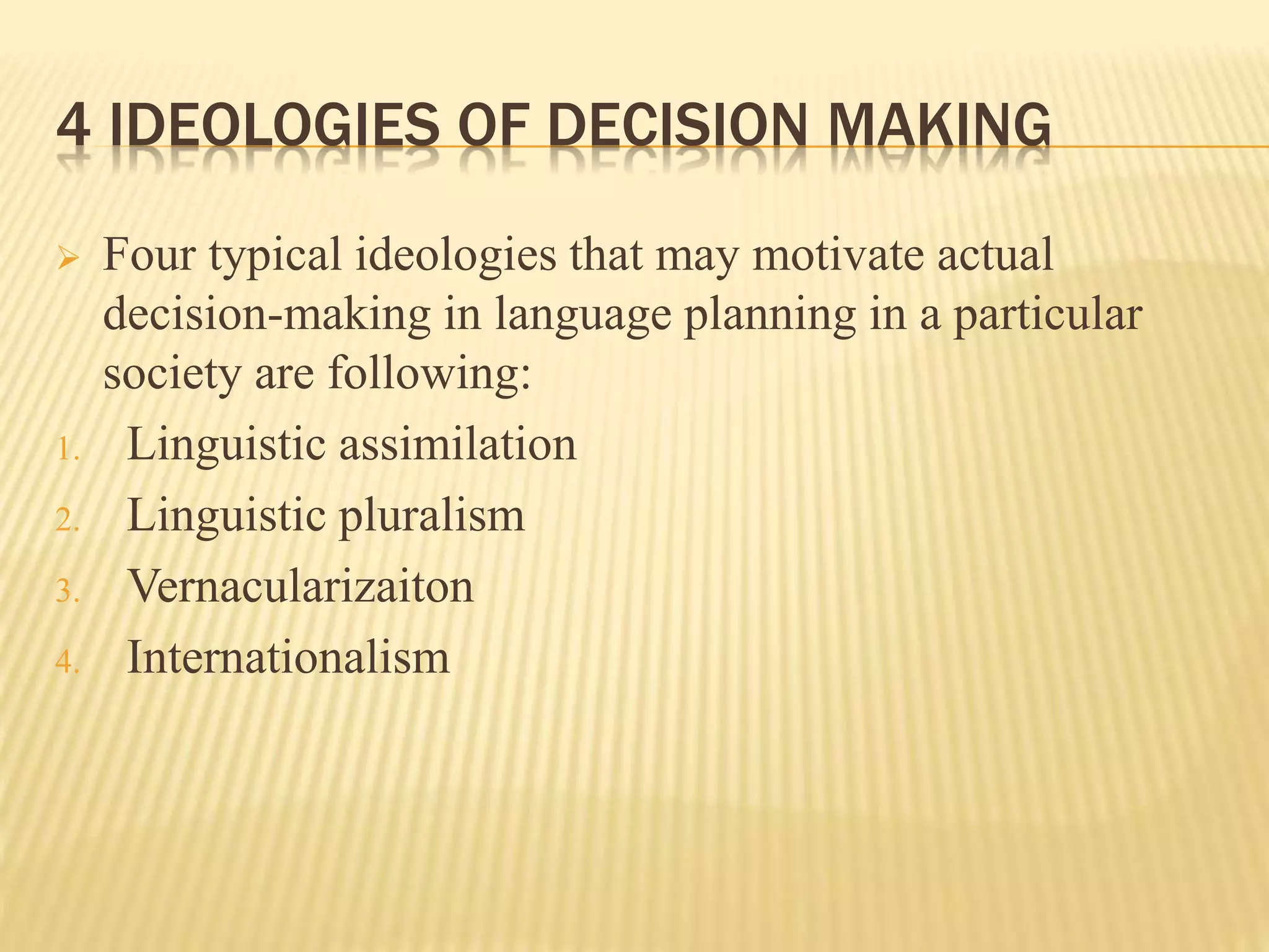 Language planning | PPTX