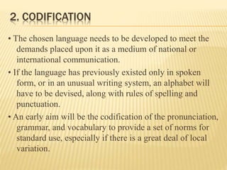 Language planning | PPTX