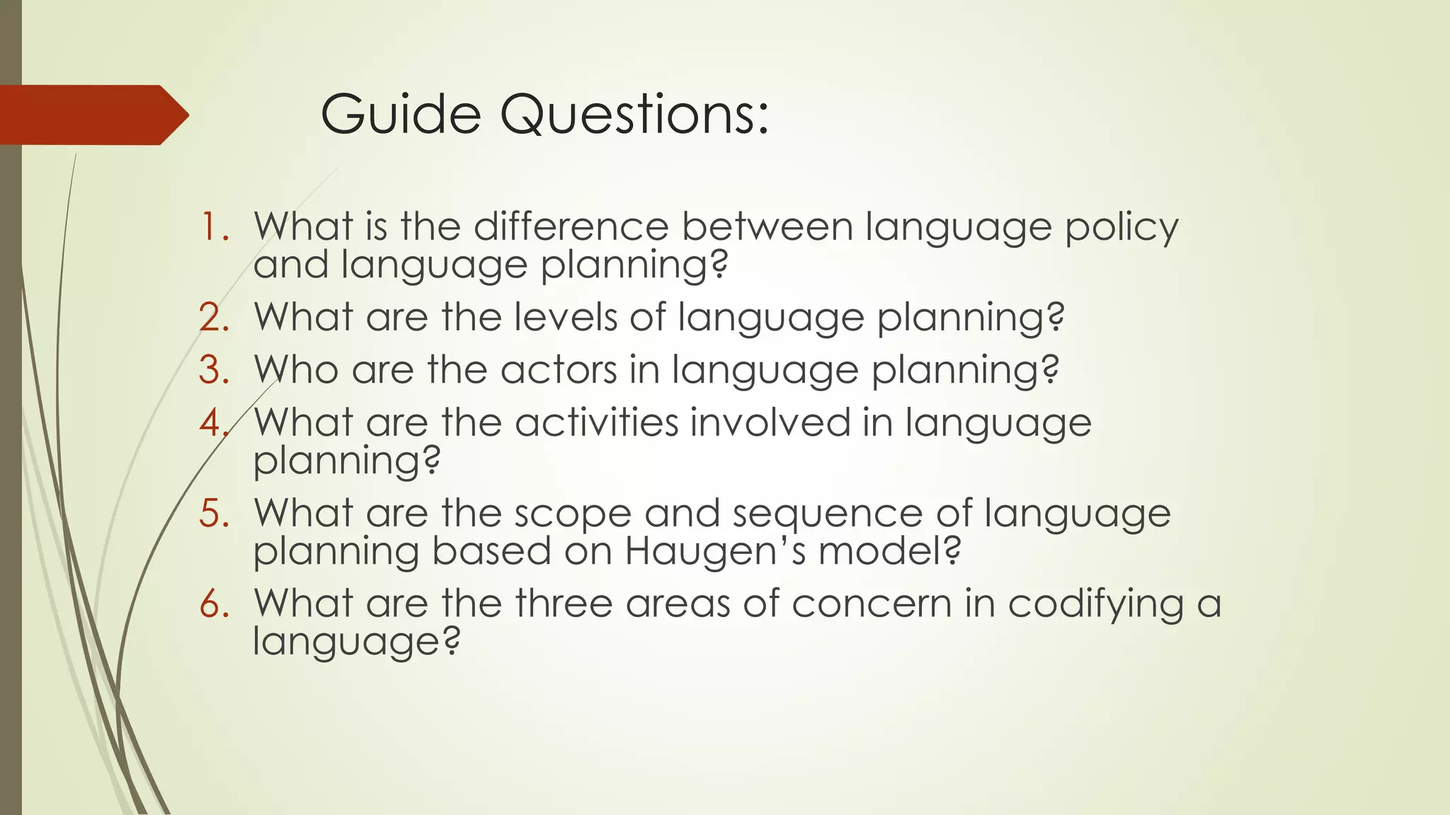 Language Planning and Policy | PDF