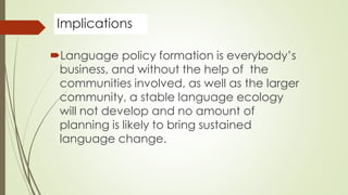 Language Planning and Policy | PDF