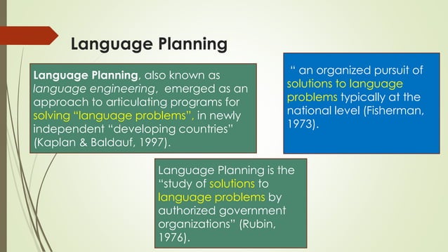 Language Planning and Policy | PDF | Education