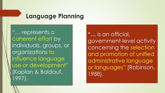 Language Planning and Policy | PDF | Education