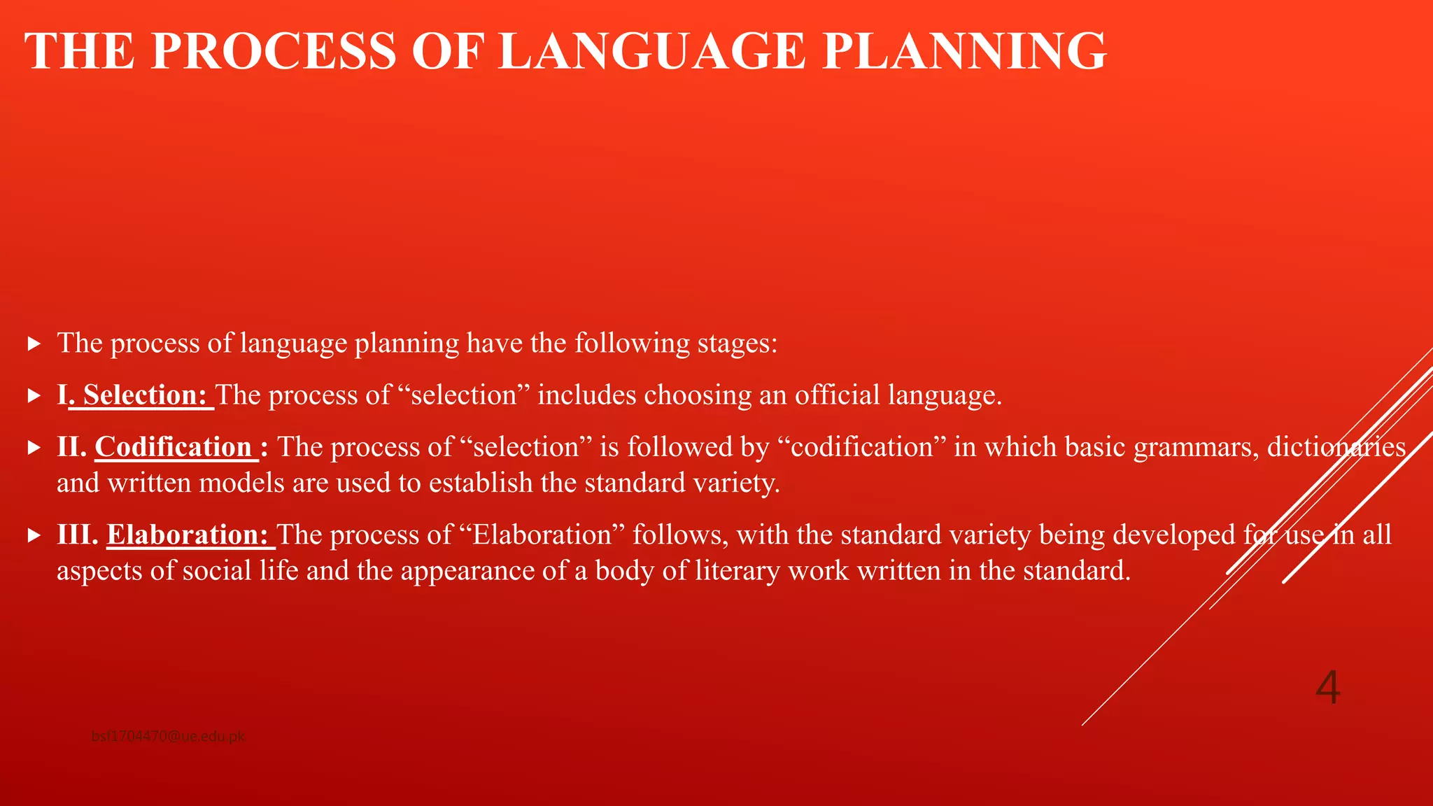 Language Planning, Pidgin and Creoles | PPTX