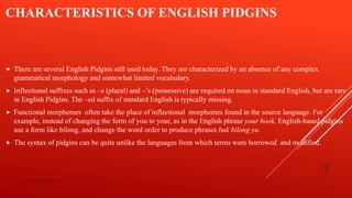 Language Planning, Pidgin and Creoles | PPT