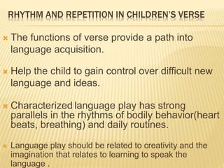 Language play, language learning | PPTX | Education