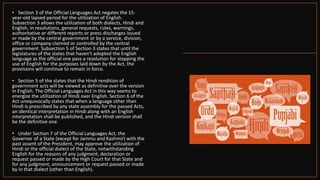 Language policy as in indian constitution | PPTX