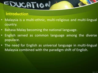 Language policy in malaysia | PPTX