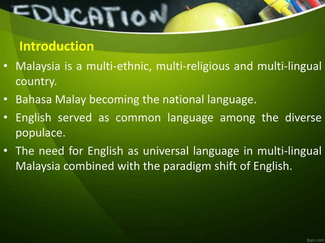 Language policy in malaysia | PPTX