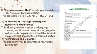 Language portfolio ppt.pptx