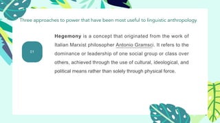 Language power and agency. in linguist Anthropology | PDF