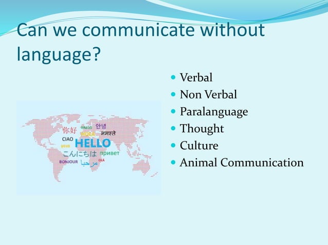 features of Language ppt | PPT
