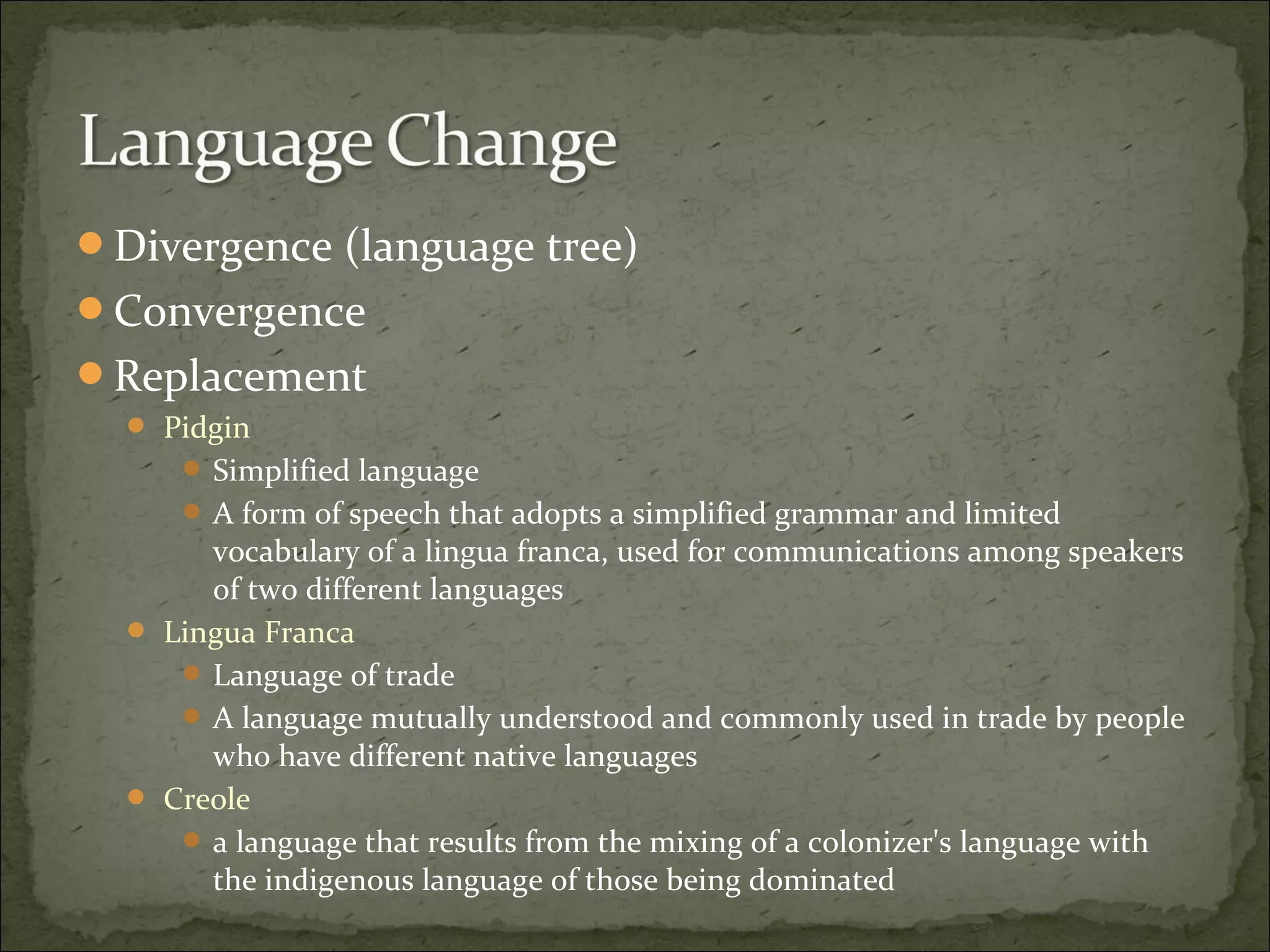 Language Presentation 2013 | PPT
