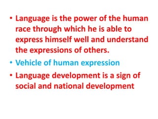 Language problems | PPTX