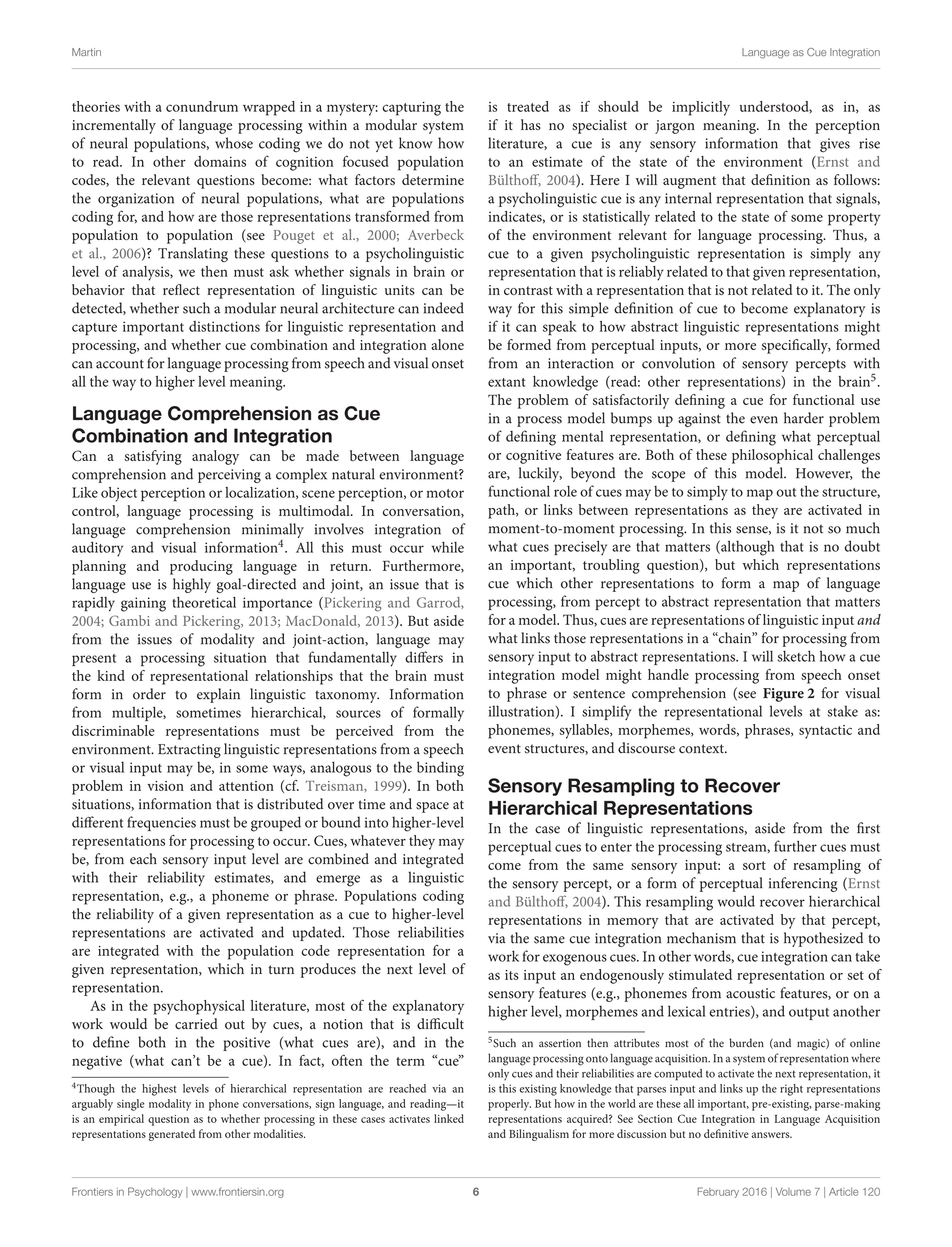 Language Processing as Cue Integration_ Grounding the Psychology of ...
