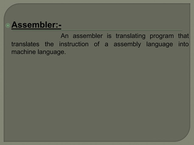 Language processor | PPTX
