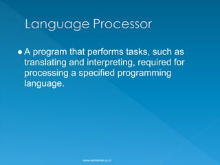 Language processors | PDF