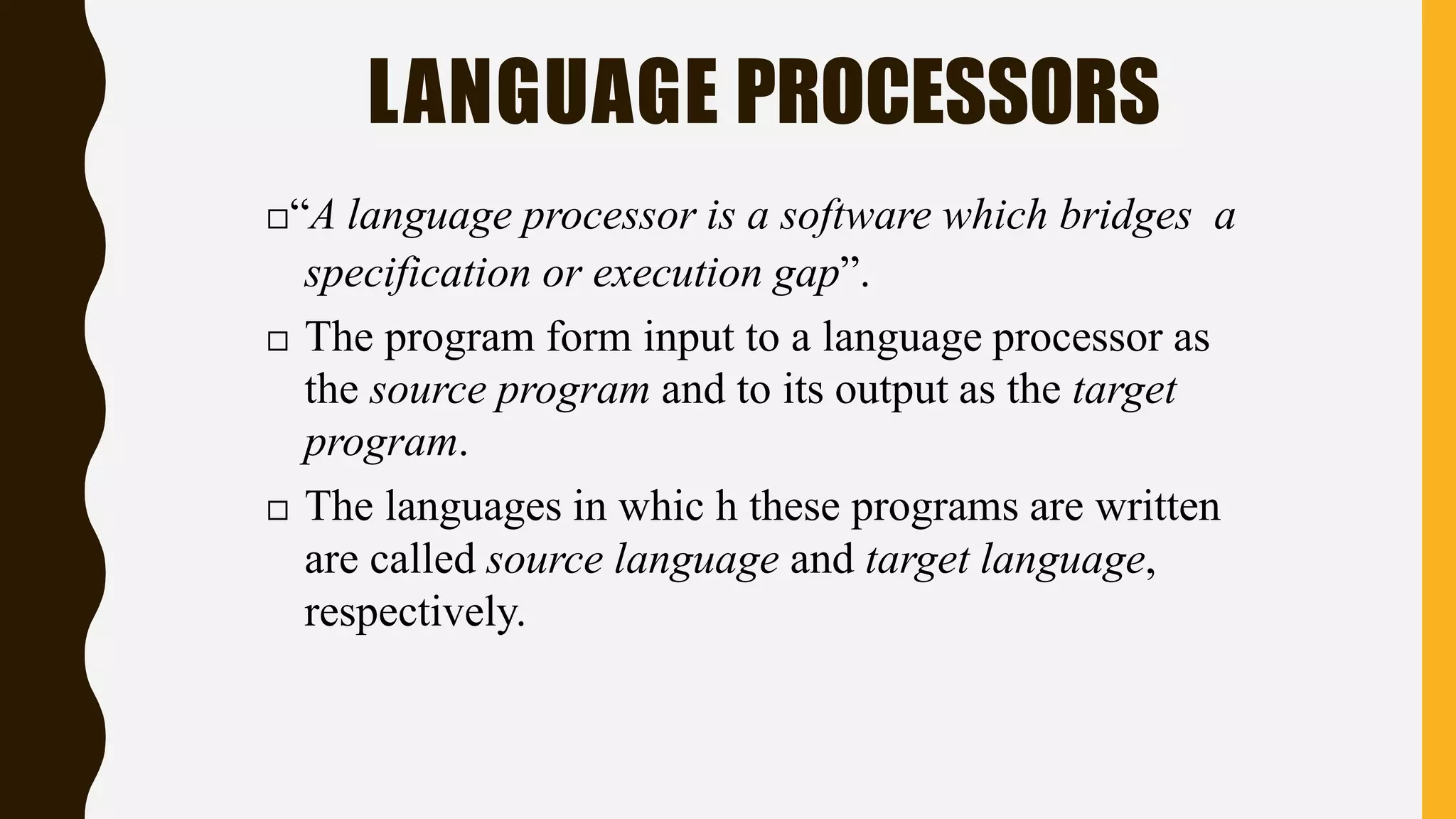 Language processors | PPT
