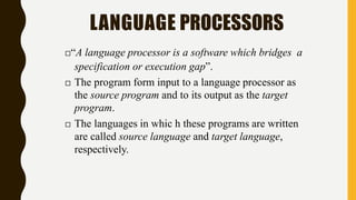 Language processors | PPT