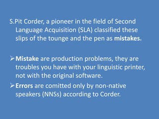 Language production | PPTX