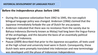 Language programs and policies in thailand and indonesia | PPTX