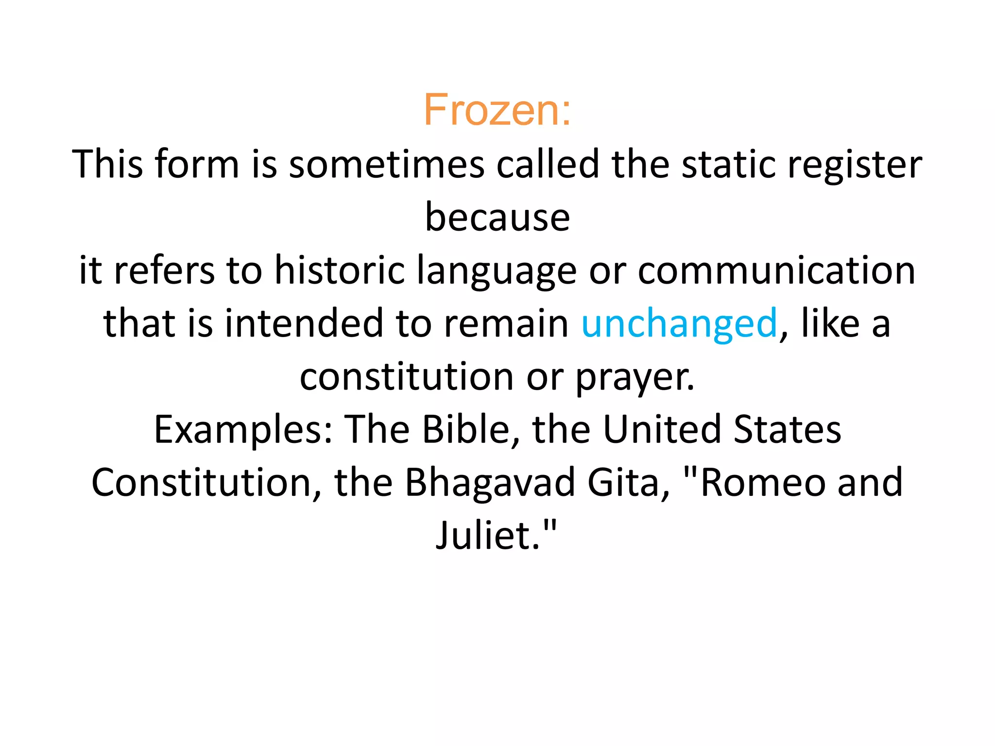 Language Register | PPTX