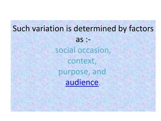 Language Register | PPTX