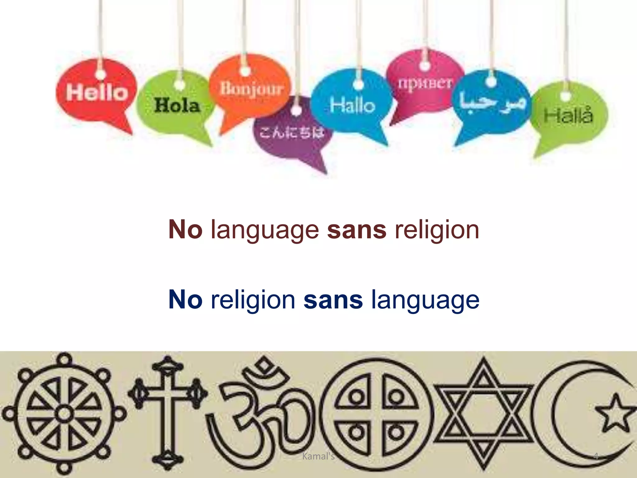 Language & religion | PPT