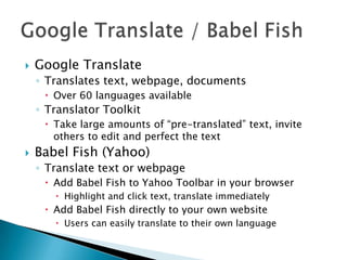 Language resources__on__the__web | PPT