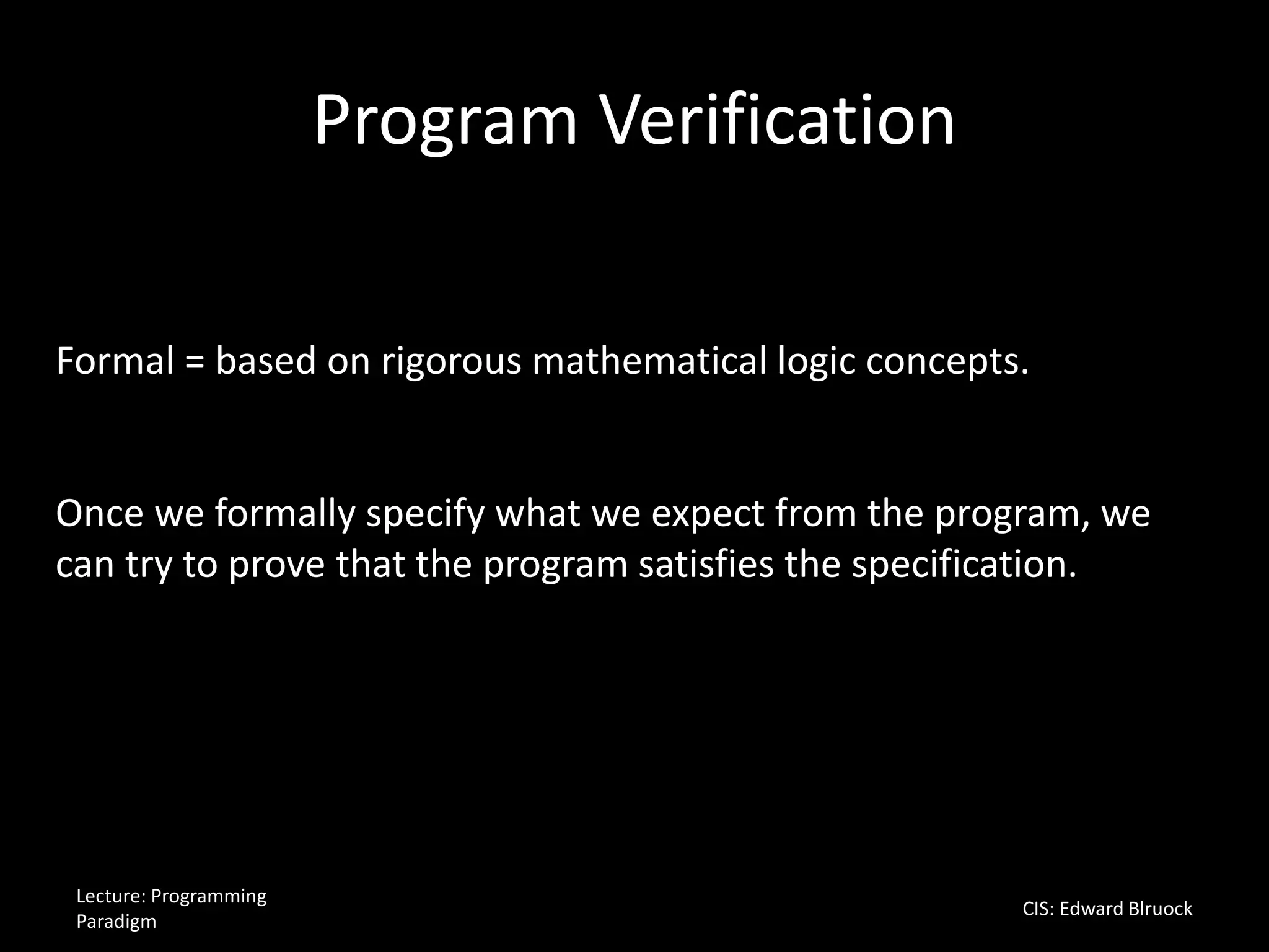 Programming Languages | PPT