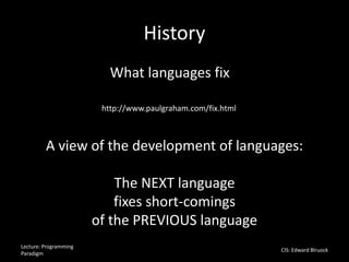 Programming Languages | PPT