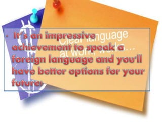 importance of learning languages | PPTX