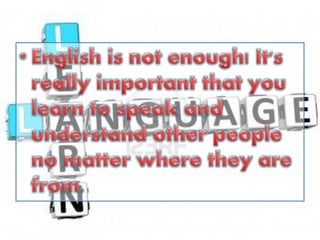 importance of learning languages | PPTX