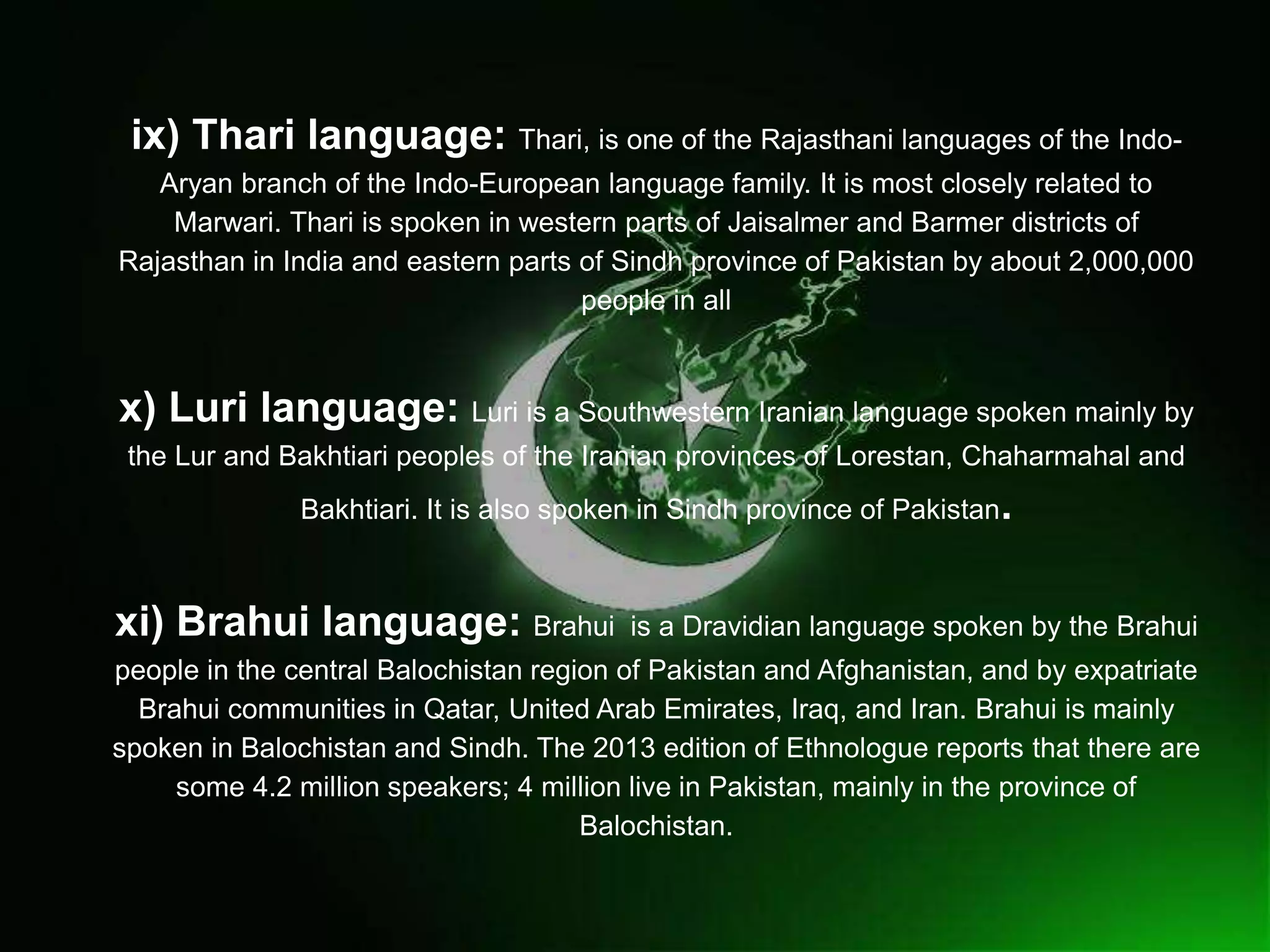 Languages of Sindh | PPTX