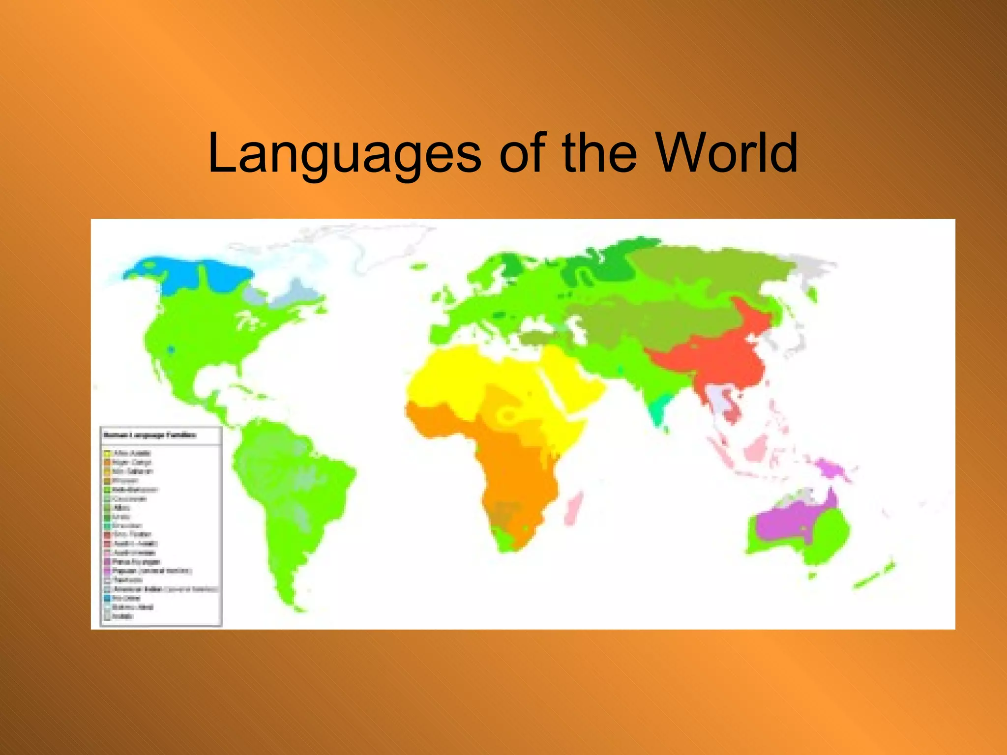 Languages Of The World | PPT