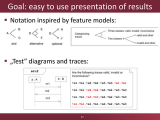 Languages and frameworks for specifying test artifacts | PPT