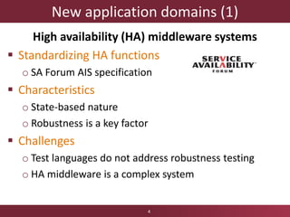 Languages and frameworks for specifying test artifacts | PPT