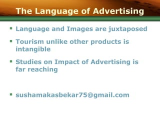 Language, semiotics in thai airways advertising | PPT