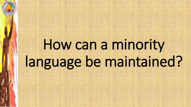 Language Shift and Factors Contributing to Language Shift | PPTX