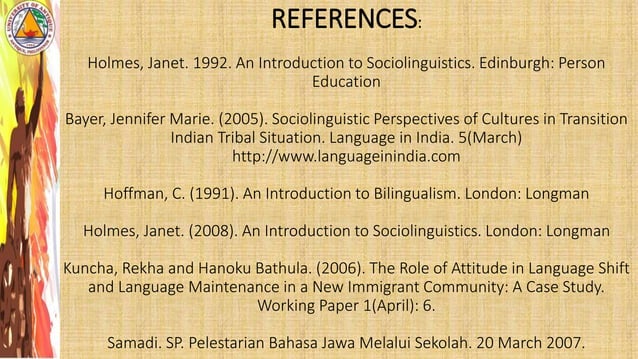 Language Shift and Factors Contributing to Language Shift | PPTX