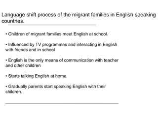 Language shift, death and maintenance | PDF