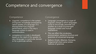 Languages in contact Sociolinguistics | PPTX