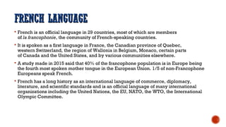 Languages in Europe - project | PPT