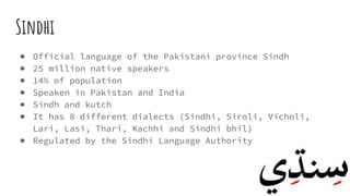 Languages in pakistan | PPTX