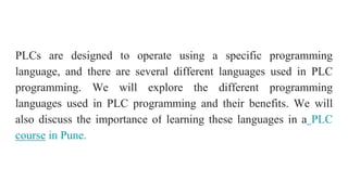 Languages in PLC_ PLC course in Pune_ IPCS.pptx