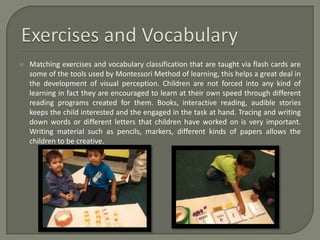 Language skills with montessori schools | PPTX