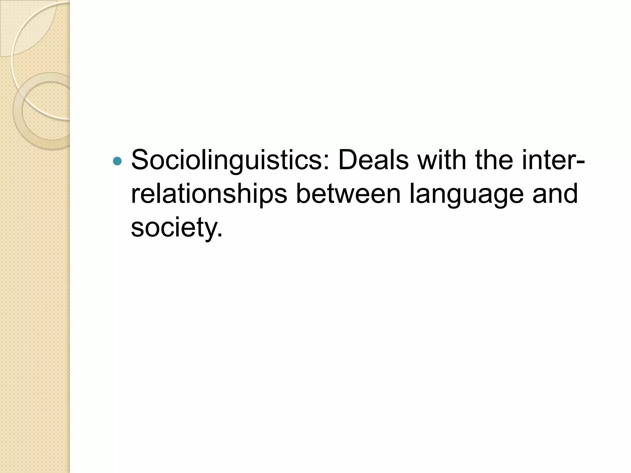 Language, society and culture | PPTX