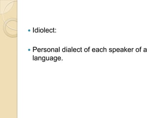 Language, society and culture | PPTX