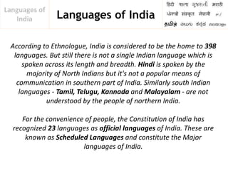 Languages of India | PPTX