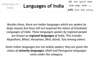 Languages of India | PPTX
