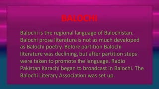 Languages of pakistan | PPTX